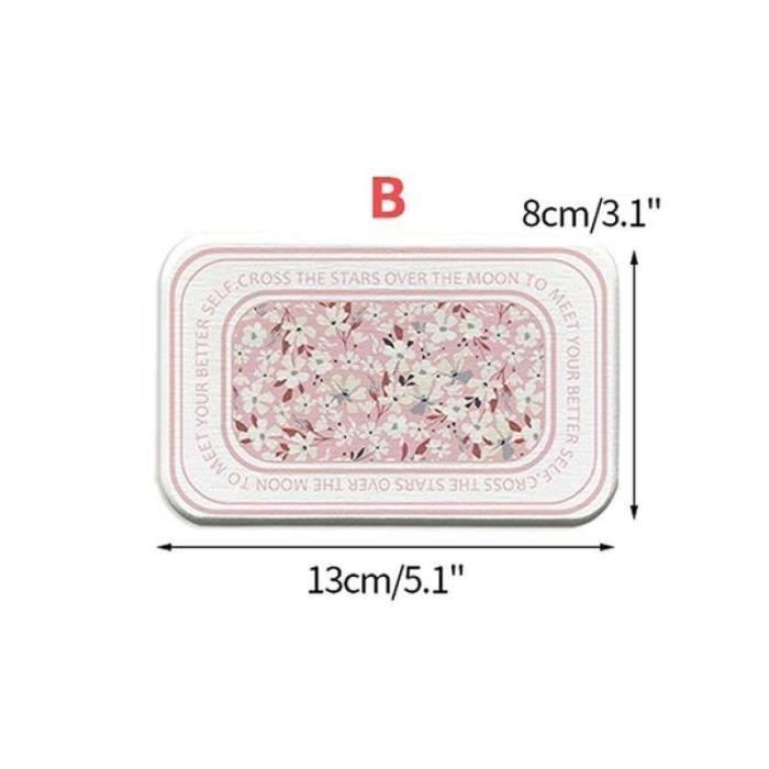 GG40884-Dessous de verre absorbant en Diatomite. porte savon à séchage ...