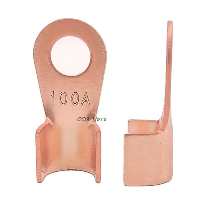 COSSE ELECTRIQUE,10PCS--Terminal'épissure circulaire L6 en cuivre, 8mm ...