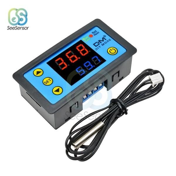 W3231 24V -Thermostat numérique de température W3230 DC 12V 24V 110V 220V AC,interrupteur de ...