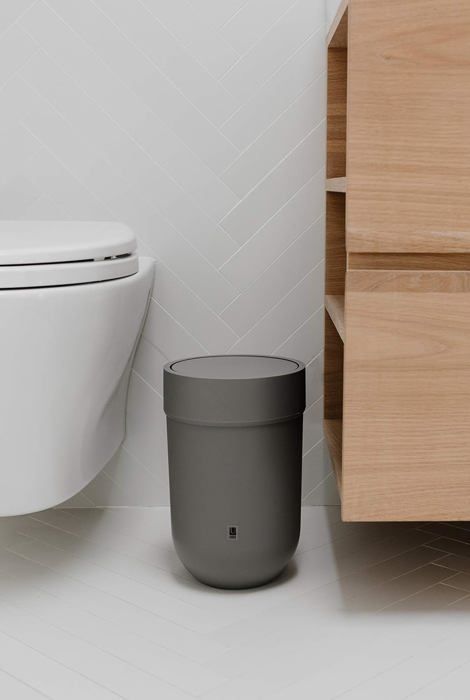 Waste Can Touch. Poubelle De Salle De Bain Touch, Couvercle Rotatif ...