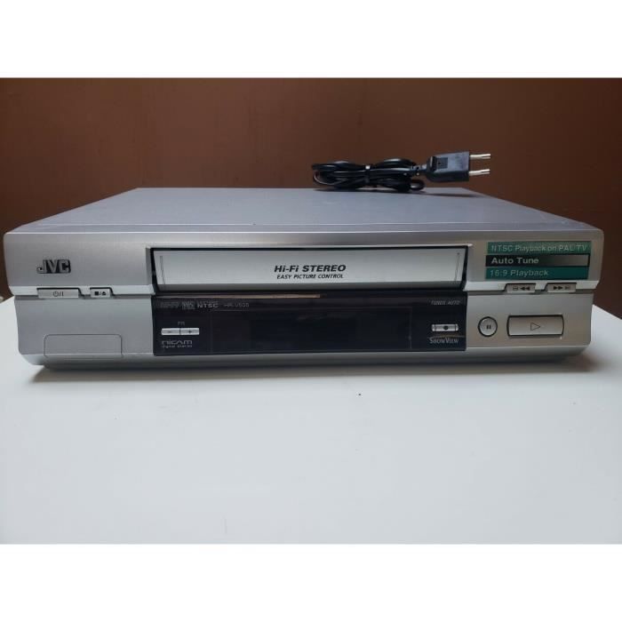 MAGNETOSCOPE JVC HR-V505EF LECTEUR ENREGISTREUR K7 CASSETTE VIDEO VHS VCR + TEL - Cdiscount TV ...