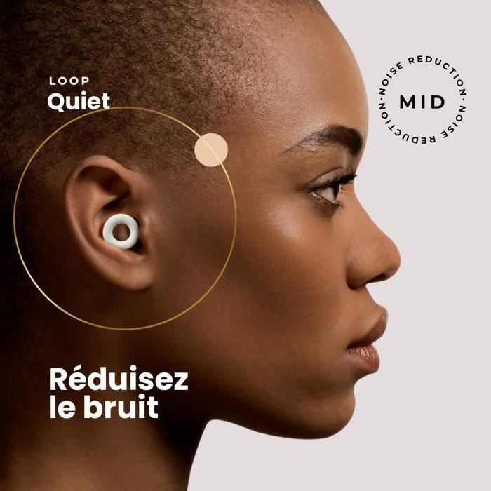 Loop Quiet - Bouchons d'Oreille Antibruit en Silicone pour le Sommeil ...