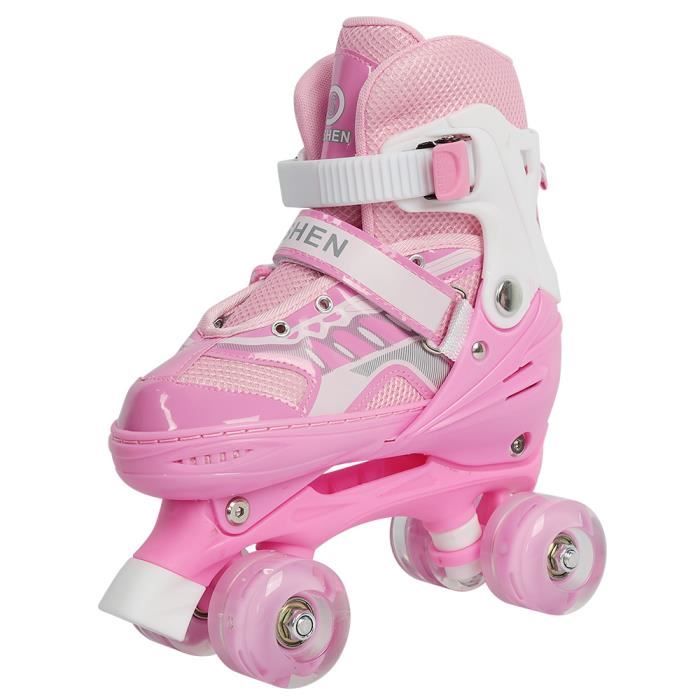 Patins à roulettes - XJING - Modèle S - Taille ajustable 27-31 - Roues ...