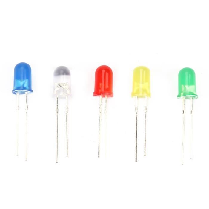 SALALIS diode électroluminescente SALALIS LED 5 mm Kit d'assortiment de ...