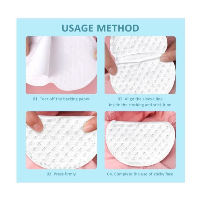 30PcsPatch Anti Transpiration, Anti Transpirant Aisselles, Coussinet ...