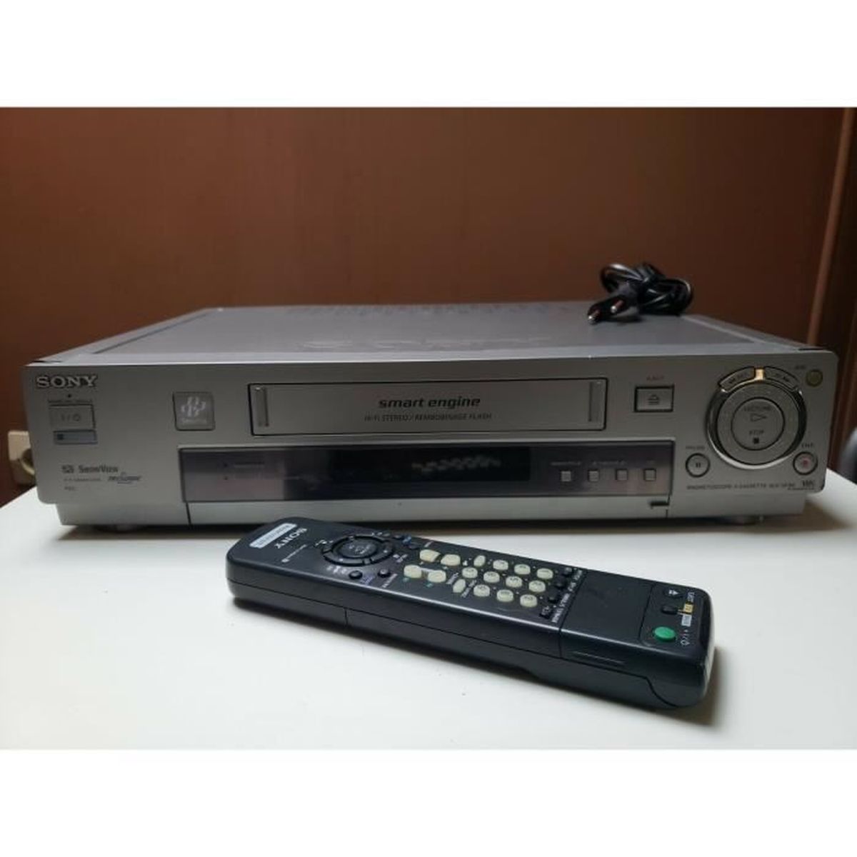 MAGNETOSCOPE SONY SLV-SF90 LECTEUR ENREGISTREUR K7 CASSETTE VIDEO VHS VCR + TEL - Cdiscount TV ...