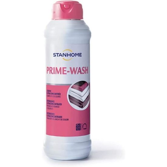 Prime Wash Lessive Ultra-Concentrée Blancs Et Couleurs 1000 Ml[H605 ...