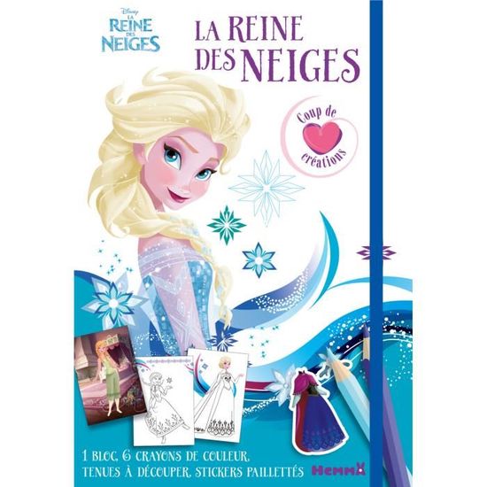 Kit mode Hemma - Disney La Reine des Neiges avec coloriage et stickers ...