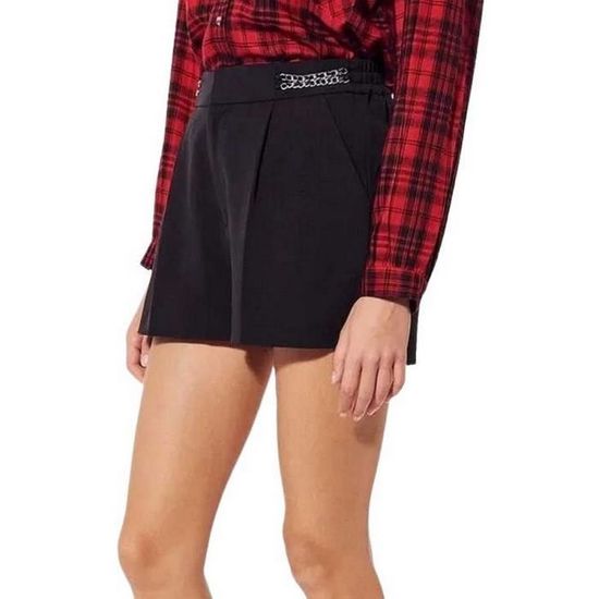 Short large chaines aux hanches DELCO Noir Noir - Cdiscount Prêt-à-Porter
