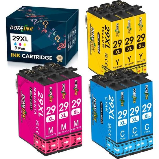 29Xl 29 Xl Cartouche D'Encre Pour Epson 29Xl Pour Epson Expression Home ...