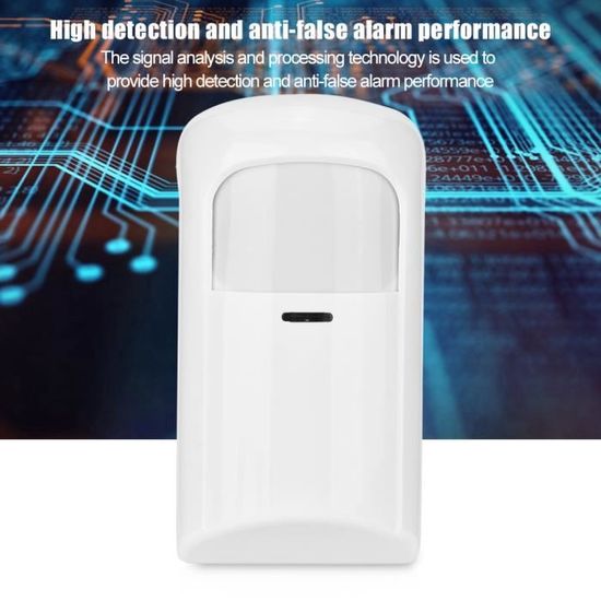 YID détecteur IR Détecteur de mouvement infrarouge passif fil, grand ...