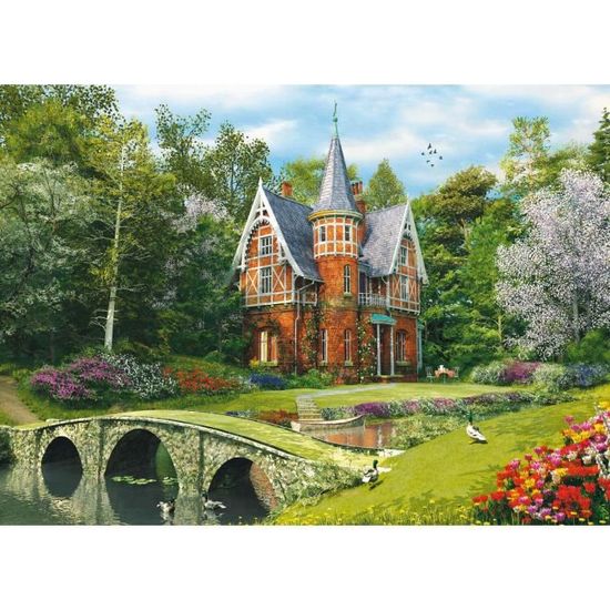 Puzzle en bois 1000 pièces - TREFL - Maison Victorienne - Adulte ...