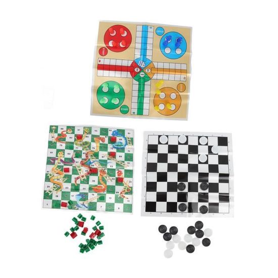 CHG Jeu de table de voyage portable de dames 4-en-1 pour enfants ...