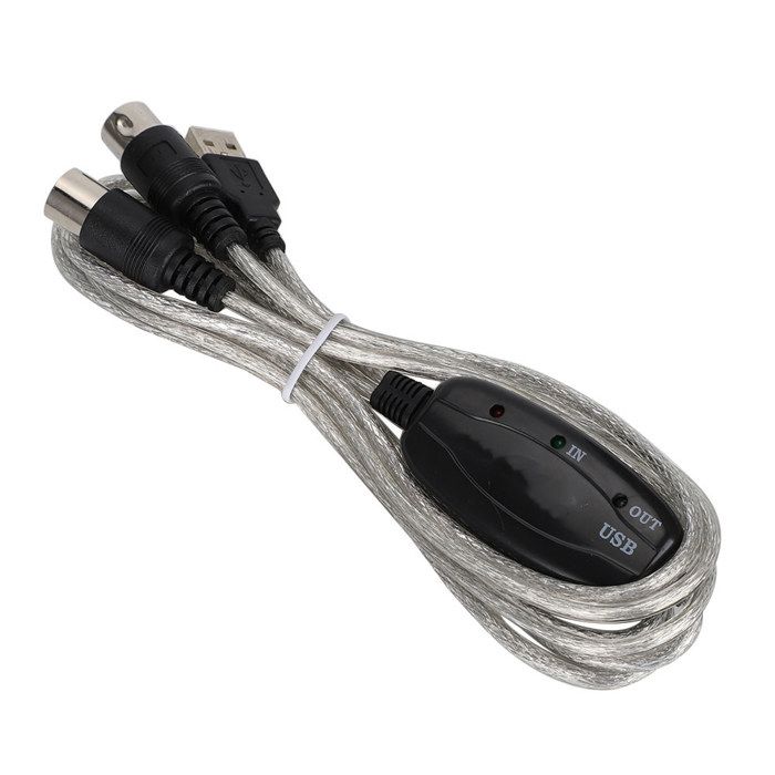 Convertisseur de Câble MIDI, Cordon Adaptateur de Clavier de Musique ...