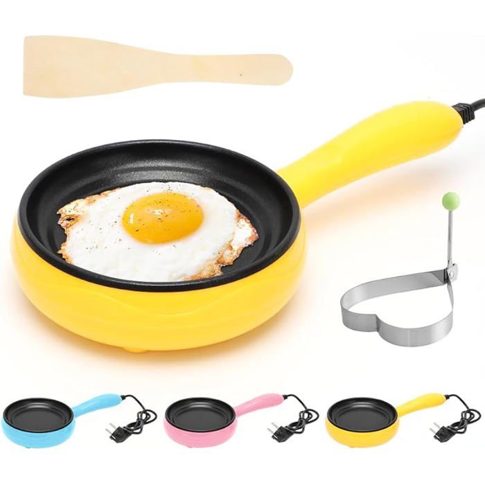 Small Electric Frying Pan, 220V Multifunctional Mini Frying Pan Fried ...