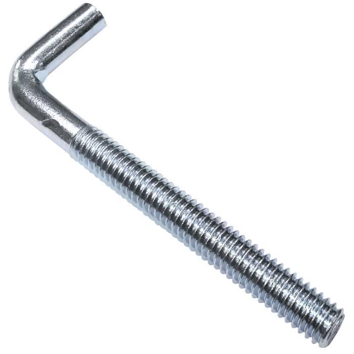 AERZETIX - Lot de 10 - M6x50mm - Crochet en L gond à vis - filetage ...