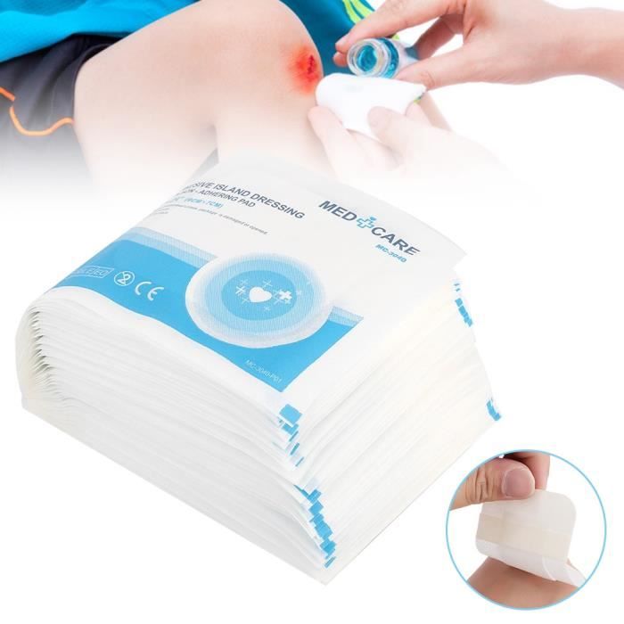 Akozon Patch de plaie 50pcs / pack pansement respirant imperméable à l ...