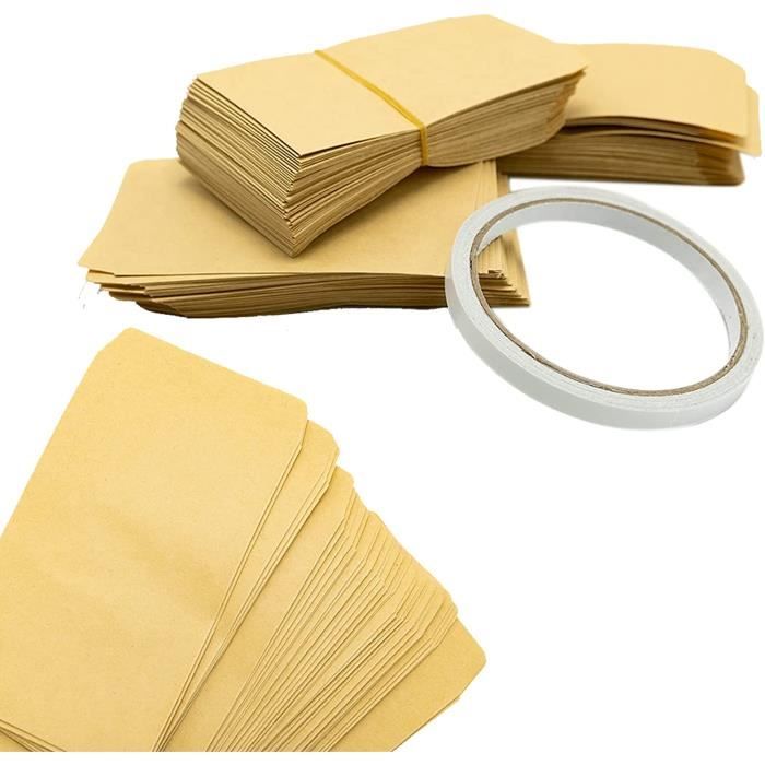 Lot de 150 mini sachets pour semences avec ruban adhésif pochette mini ...