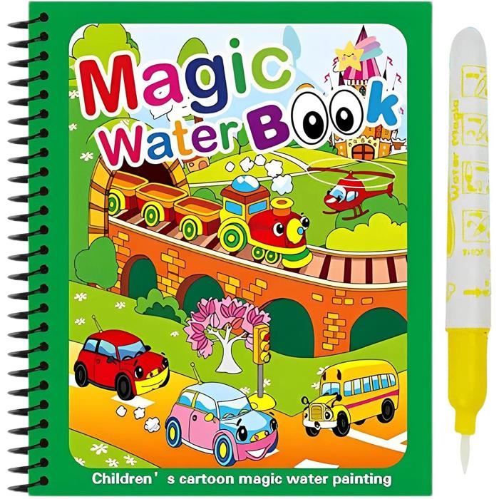Livre Magique de coloriage à l'eau,Livre Magique Dessin à l'eau Jouets ...