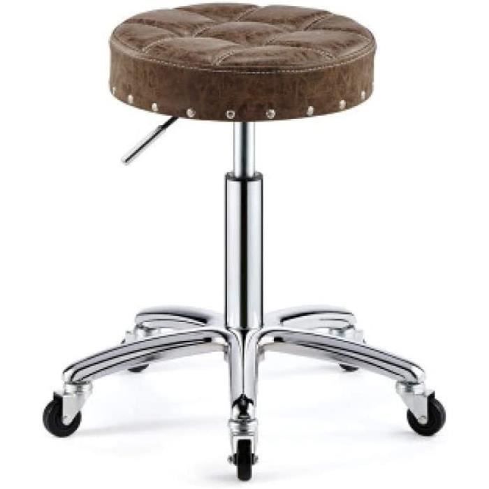 Tabouret roulant sur roulettes WEYE - Fauteuil de bureau pivotant ...
