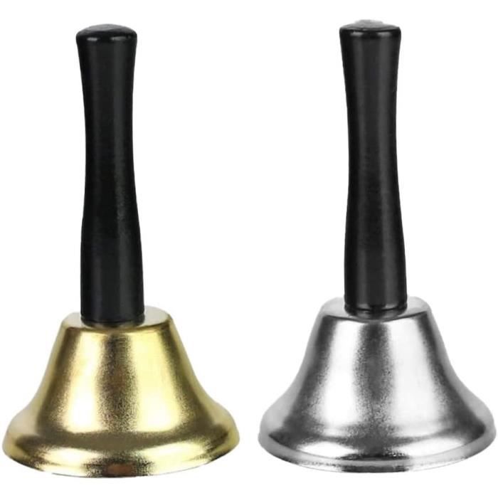 Christmas Hand Bell Santa Claus Jingle Call Handheld Bell Metal Alarm ...