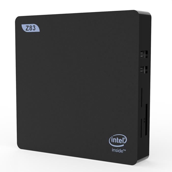 Z83V 4G + 64G Z8350 Ordinateur quadricœur VGA et HDMI double affichage ...