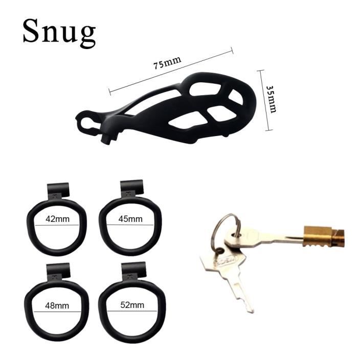 Snug -Kit de dispositif de chasteté pour homme, Design 3D, jouets sexuels pour hommes, Cage à ...