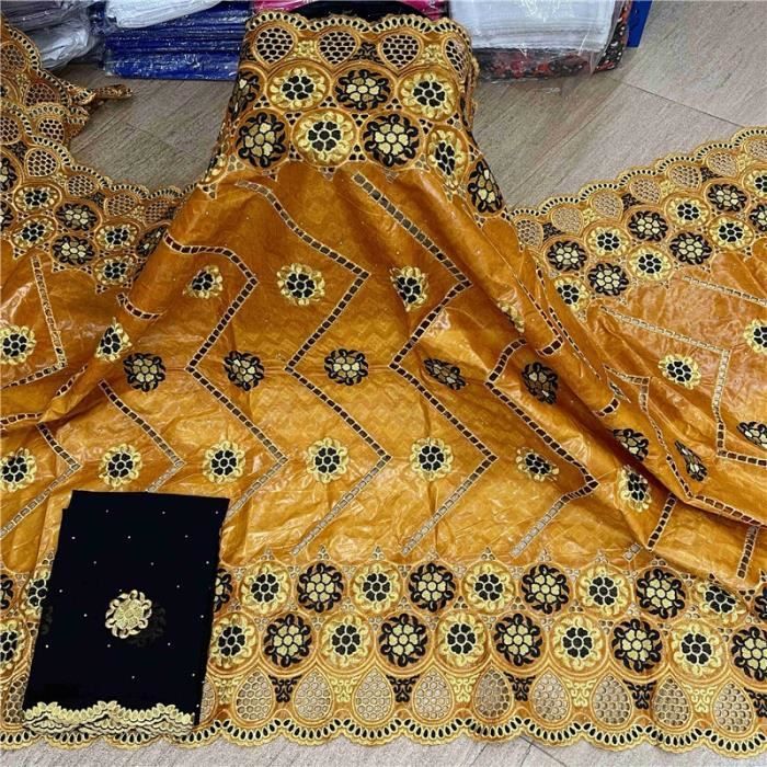 Tissus,Tissu africain bazin riche en dentelle et brocart pour mariage ...