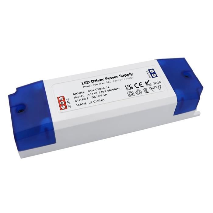 Transformateur Led 12 V,Transformateur Led 230 V À 12 V,Pilote De ...