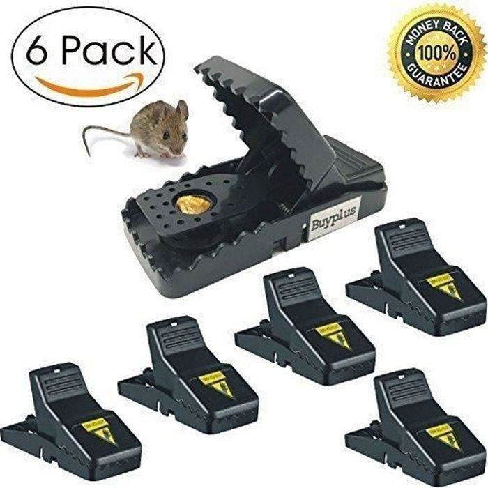 Betian-Mouse Trap 6 pack Tapettes a Souris pour Tuer les Souris Rapide ...