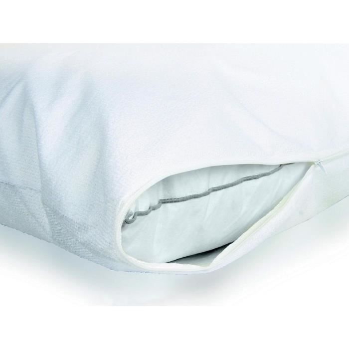 Protège-oreiller - 50 x 70 cm - 100 % Coton - 170 G/M2 - LOVELY HOME ...