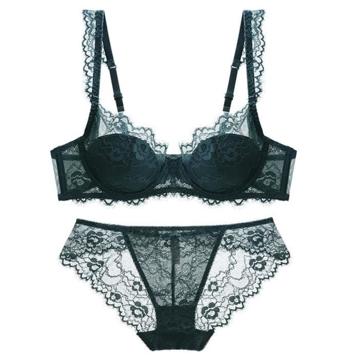Femme Ensemble De Soutien Gorge à Armatures Push Up Léger Sous Vêtement