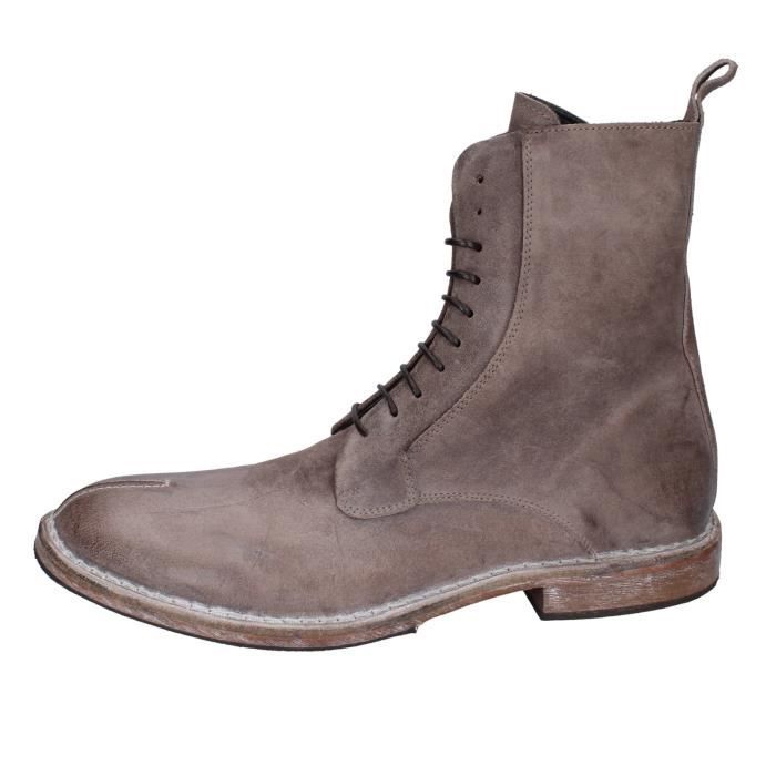MOMA Bottines Homme Gris Daim BD448 Gris - Cdiscount Chaussures