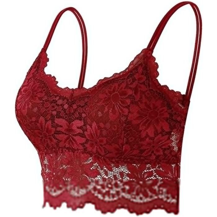 Brassière Soutien-Gorge sans Armature Dentelle Sexy Respirant ...