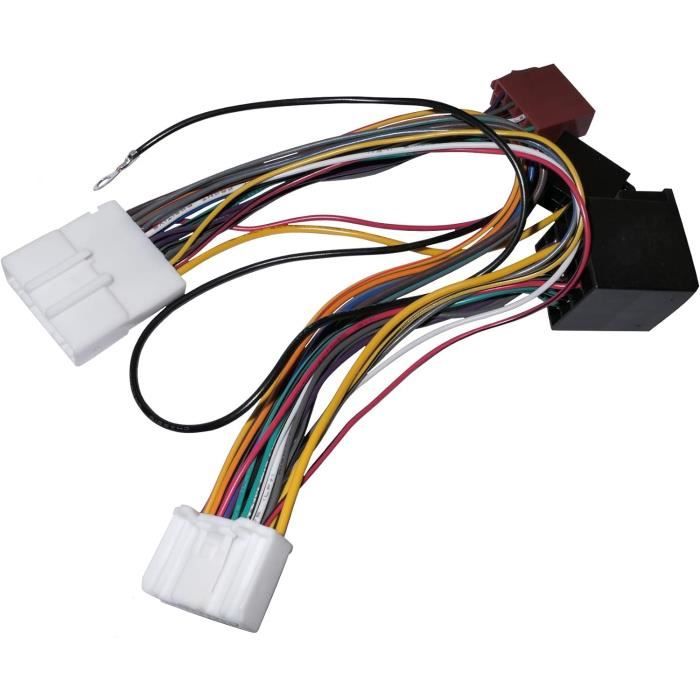 : Câble Faisceau Autoradio Kit Mains Libres Pour Auto Voiture[J500 ...