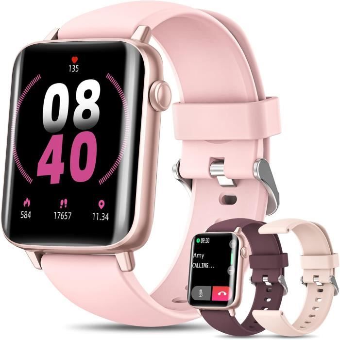 Montre Connectée Femme 1.69" Smartwatch Avec Appel Bluetooth 5.0 ...