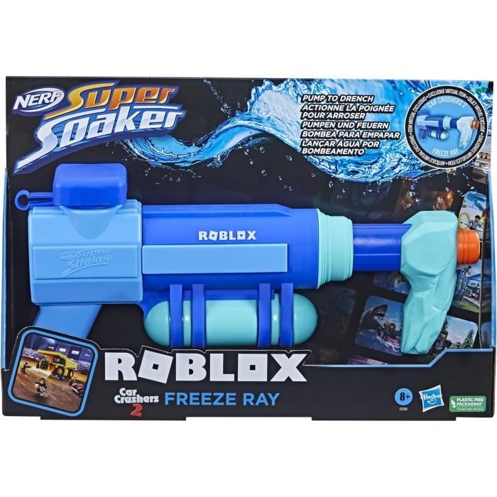 Super Soaker Nerf Roblox Car Crushers 2: Freeze Ray Water Blaster ...