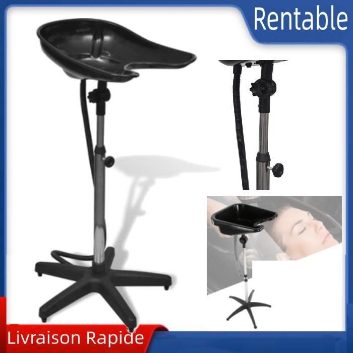 Bassin de lavage de salon VGEBY - Hauteur réglable 92-102cm - Noir ...