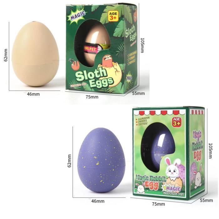 Jouets - VITATA - Œuf Trempé Modèle Animal - 2 Pièces - Non Toxique ...