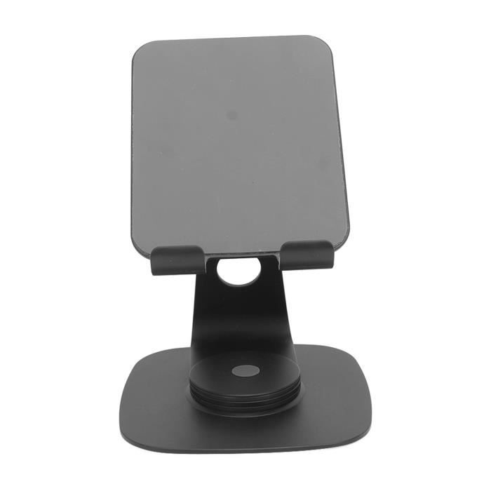 Support rotatif de bureau Support de tablette 360 degrés réglable en alliage d'aluminium noir ...