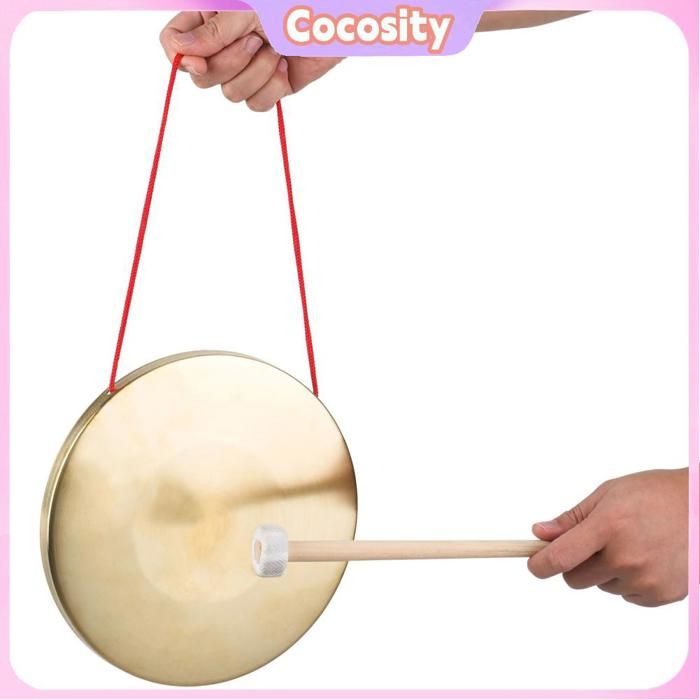 Cocosity 30 cm gong 30 cm Hand Gong Cymbals Brass Copper Gong Chapel ...