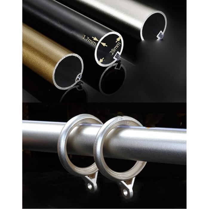 Tringle à Rideau Longue Tringle à Rideau Légère Moderne Simple Barre ...