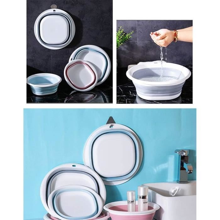 Lavabo Pliable Ménage Lavabo Taille Épaissie Portable Voyage Bath Wash ...
