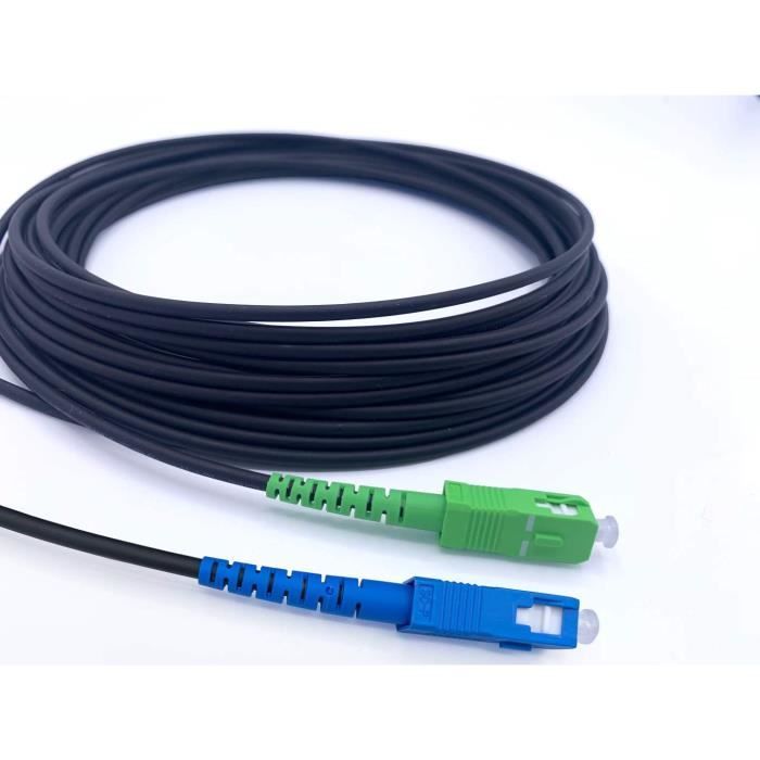 Câble-Rallonge Fibre Optique Sc-Apc À Sc-Upc En Acier Blindé Lszh ...