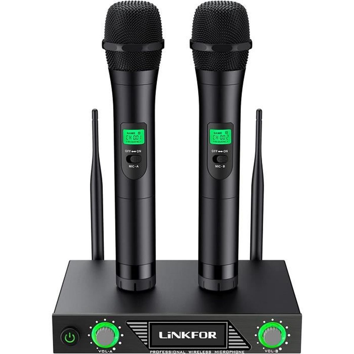 LiNKFOR Microphone sans Fil UHF Micro Professionnel Studio avec ...