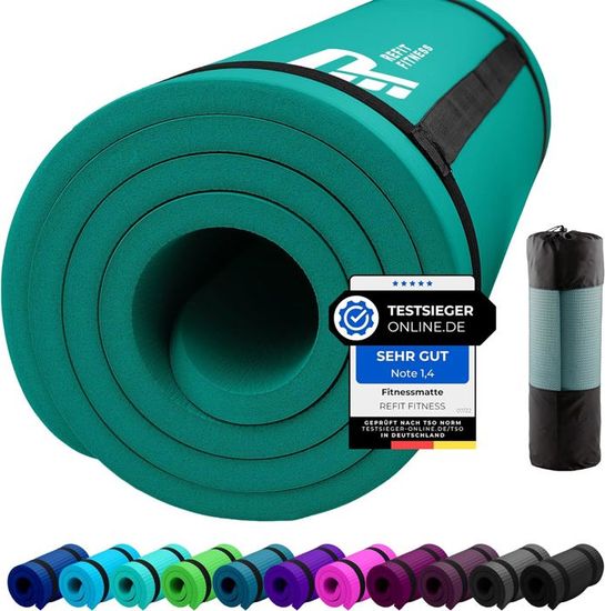 Tapis de sport Comfort-Max 190 x 60 x 1,5 cm [PainProtect & SmartCell ...