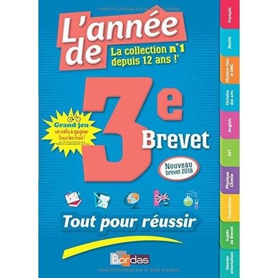 Livre Éducation - BORDAS - L’Année de 3e - Entraînement complet ...