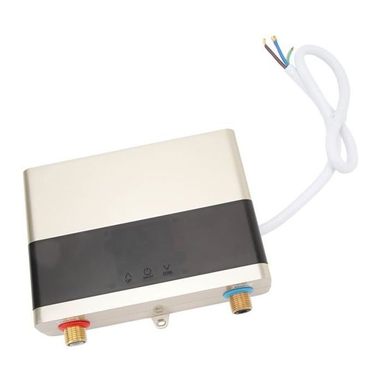 Chauffe-Eau Instantané Électrique Sans Réservoir - FDIT - 6000W - Blanc - Mural - Anode ...