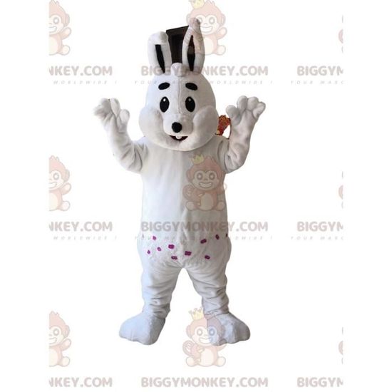 Costume de mascotte BIGGYMONKEY™ de lapin blanc dodu. Costume de lapin blanc - Cdiscount Jeux ...