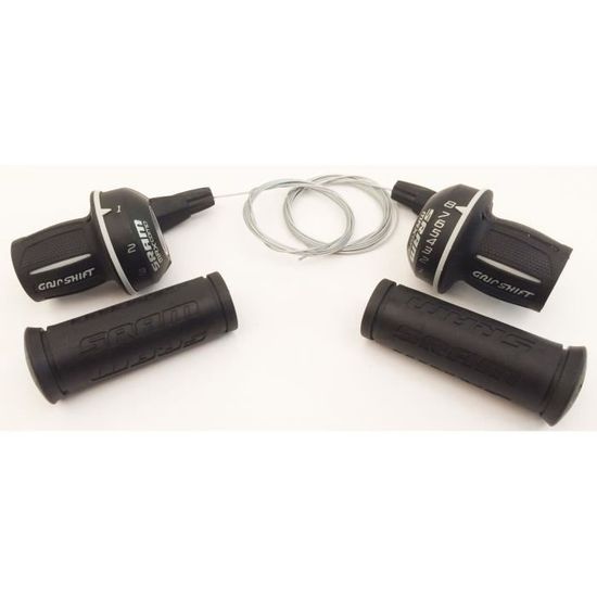 MANETTE DERAILLEUR 8V D+G Set GRIP SHIFT MRX SRAM - MANETTES ...